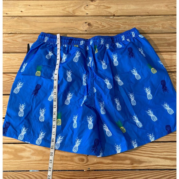 Tsla | Swim | Nwt Tsla Pineapple Swim Shorts Size 2xl Mens Blue | Poshmark